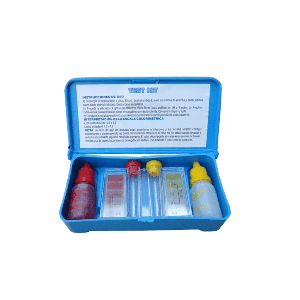 Test kit para piletas de natacion (regulador de PH y CL) | NeoClean