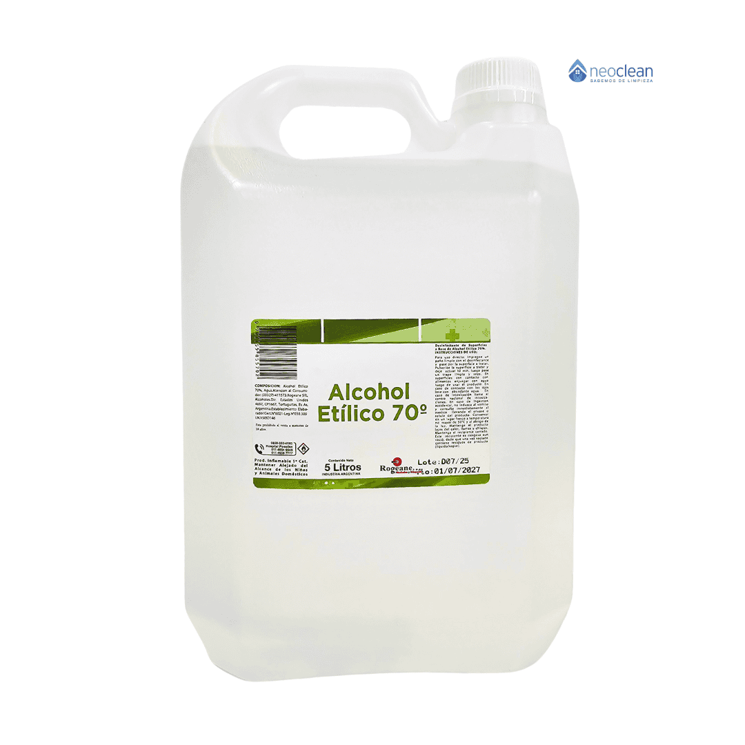 Alcohol etilico 70% sanitizante 5 lts | NeoClean
